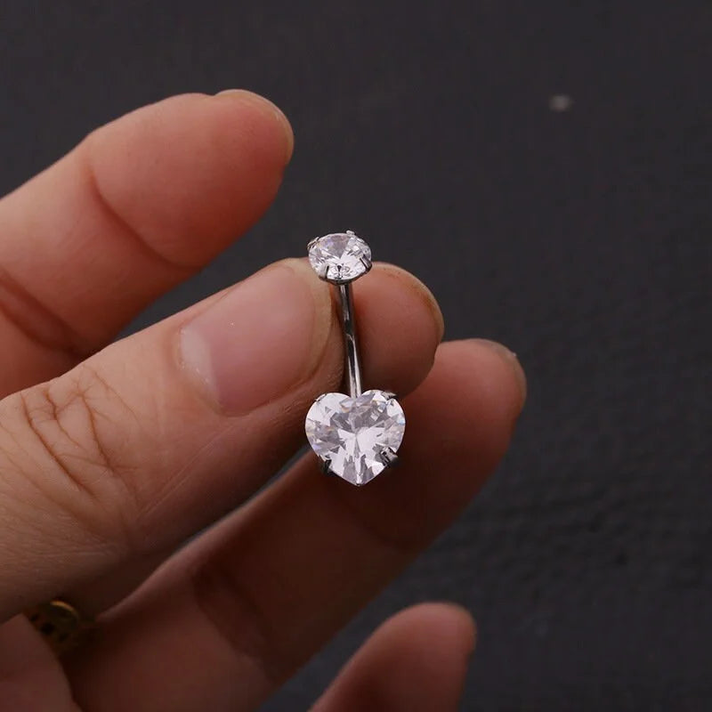 14G Surgical Steel Geometry Belly Piercing